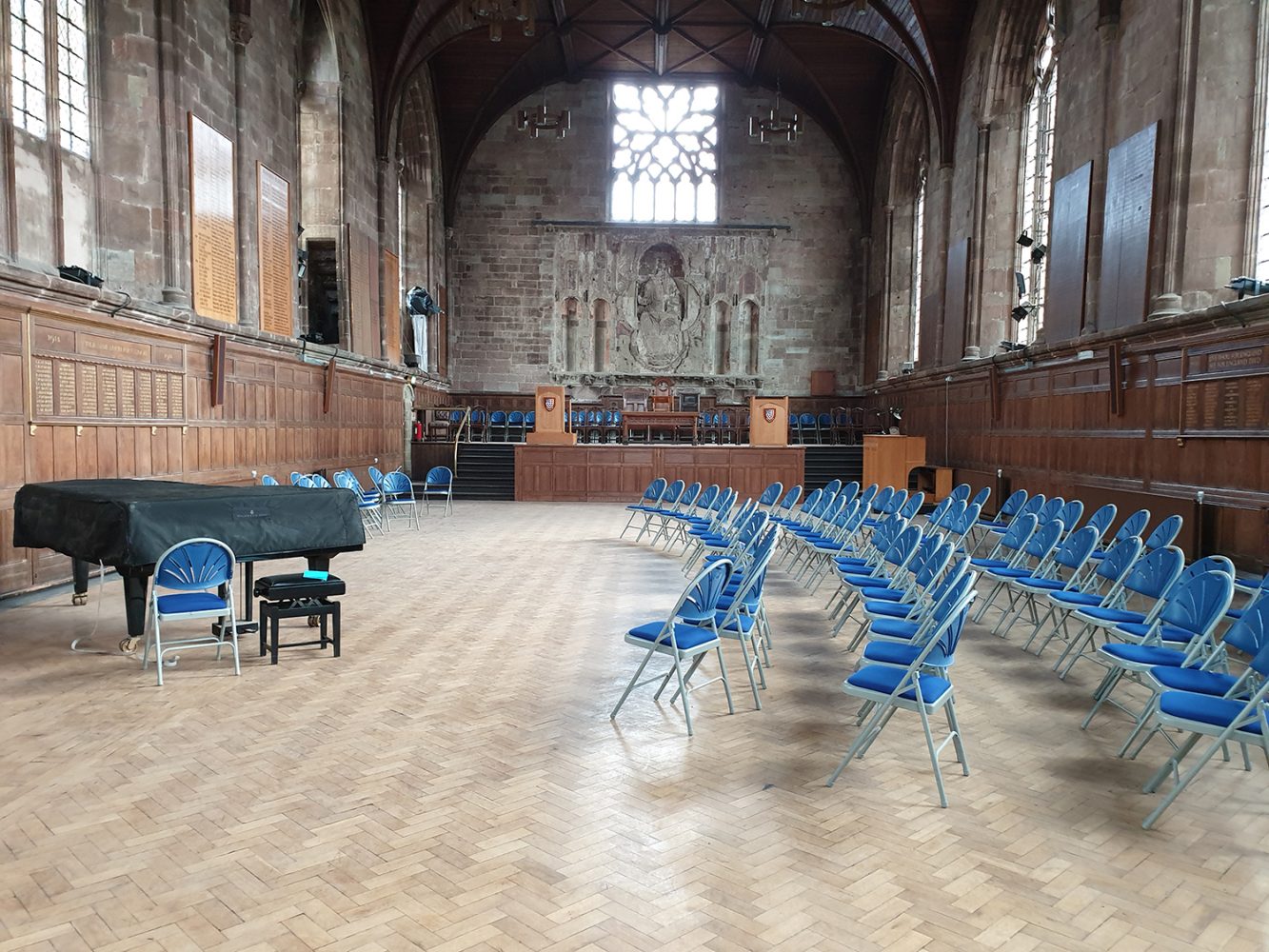 College Hall then and now - OV