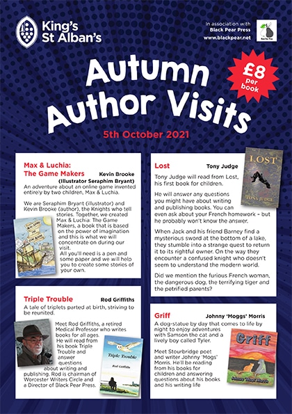 Author takes pupils on an adventure. - King's St Alban's