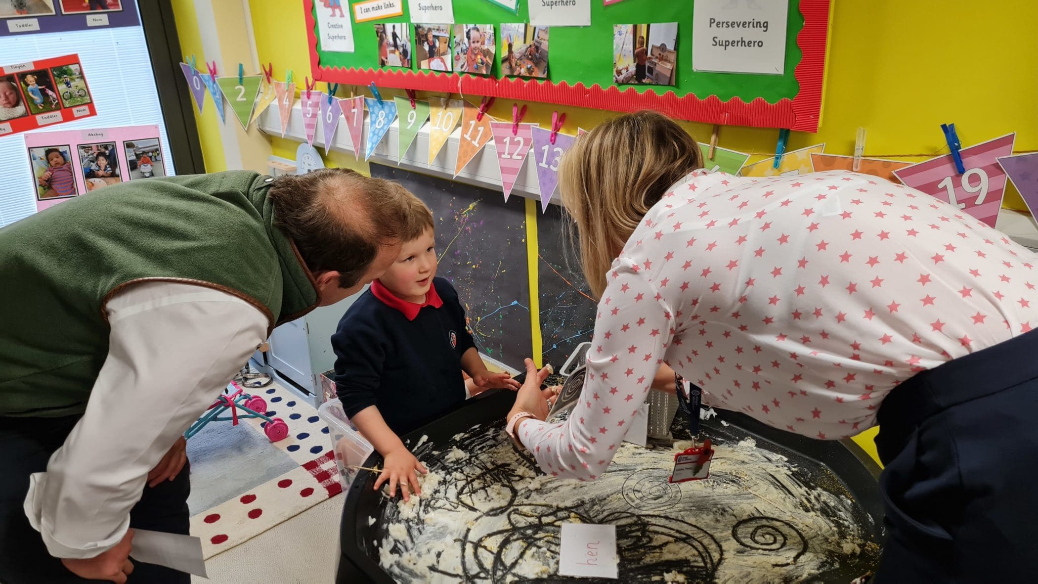 Reception class parents go back to school - King's St Alban's