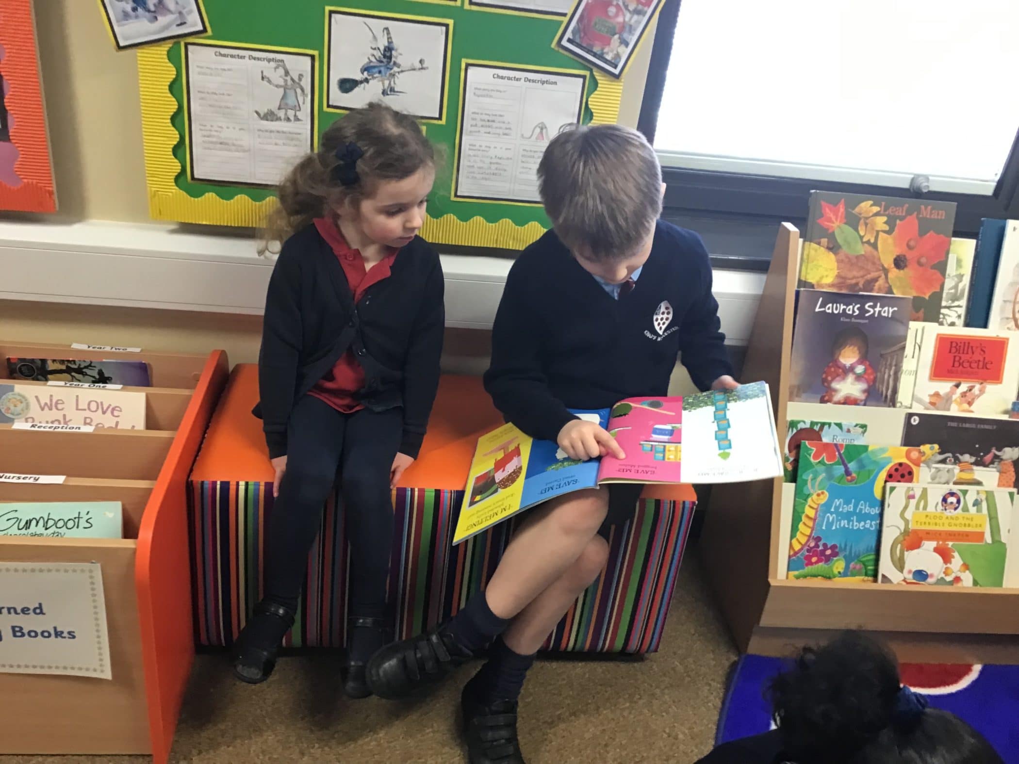 Pre-Prep dive into 'Be a Bookworm' week. - King's St Alban's