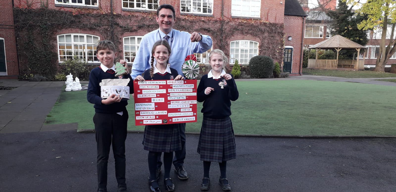 A festive theme to GYM homework inspires pupils.