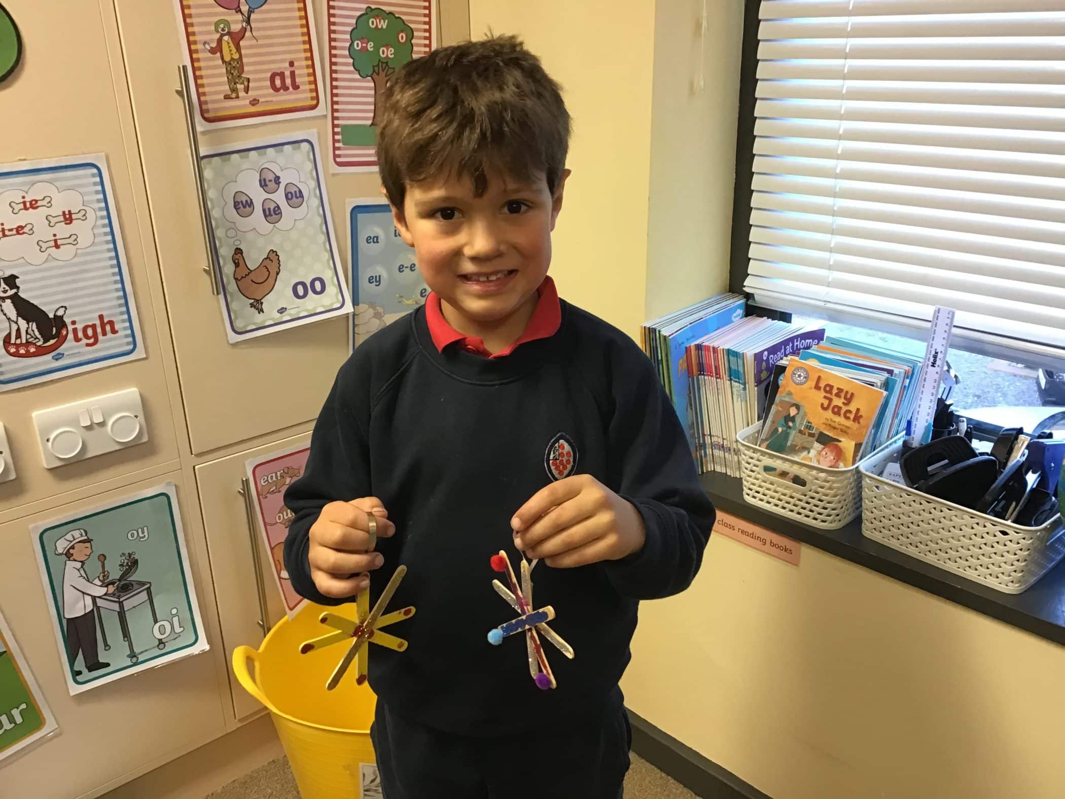 A festive theme to GYM homework inspires pupils.