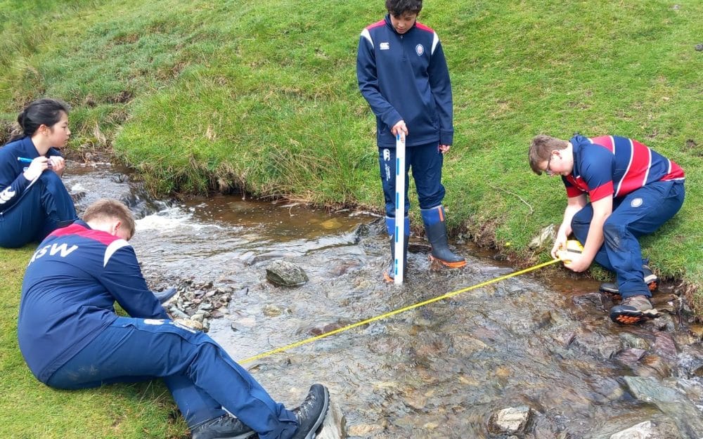 UR Geographers' Fieldwork at Carding Mill Valley