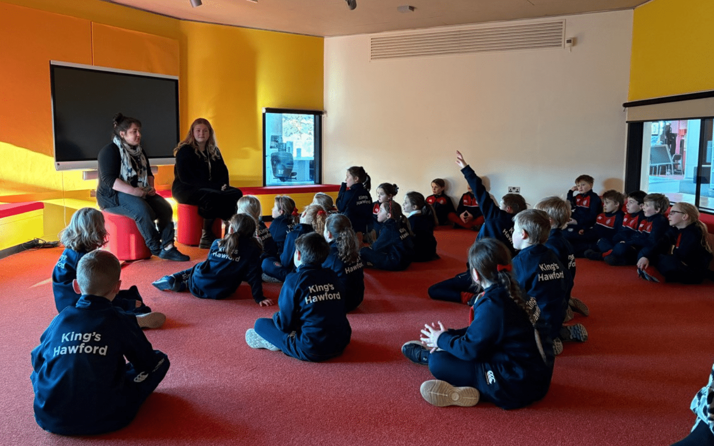 Year 3’s Inspiring Visit to The Hive Library - King's Hawford