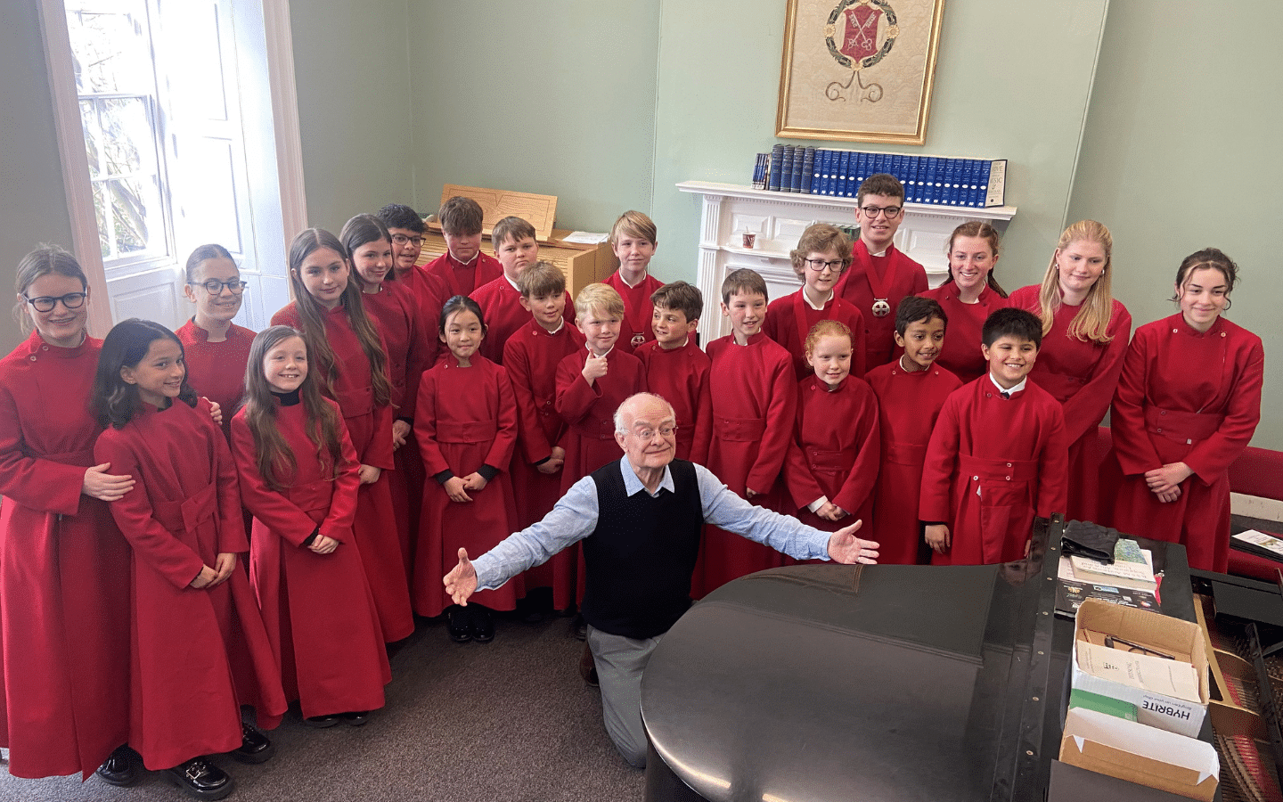 Composer, Sir John Rutter, Welcomed to King's