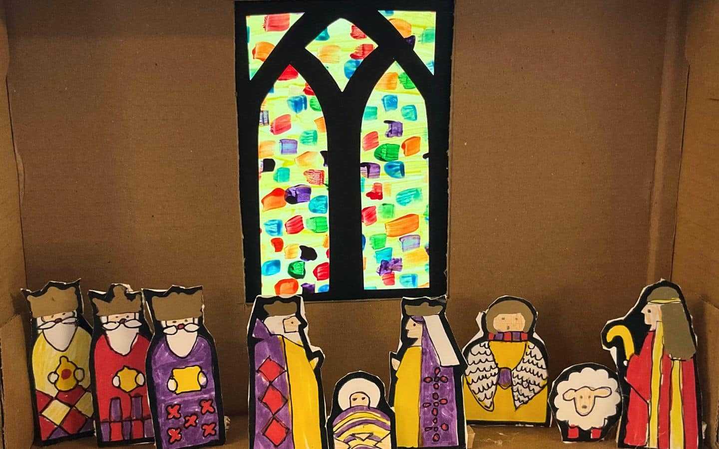 Year 2 Create Stunning Nativity Scenes in Art - King's St Alban's